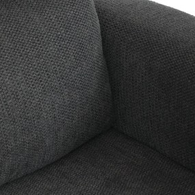 TV křeslo KONRAD s elektrickým polohováním — látka, šedá, nosnost 150 kg