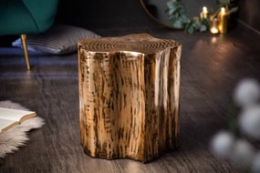 Designový odkládací stolek Malia Organic zlatý
