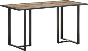 Jídelní stůl 140 cm masivní recyklované dřevo 320692