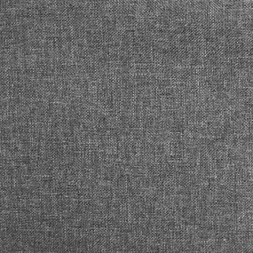 Otočná jídelní židle tmavě šedá textil 3088063