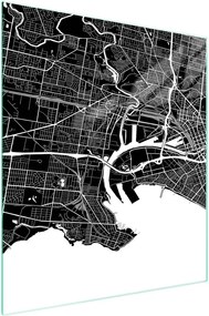 Skleněná Krájecí Deska 45x52 Mapa Tvrzené Sklo 7v1