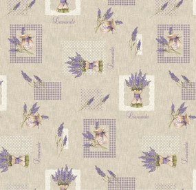 Ubrus PVC kulatý FL-1311 - Letní Provence (různé velikosti)