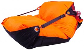 BeanBag Sedací pytel 189x140 duo fluo orange - black