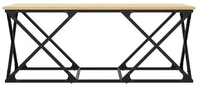 Konferenční stolek dub sonoma 100 x 49 x 40 cm kompozitní dřevo - Default Title