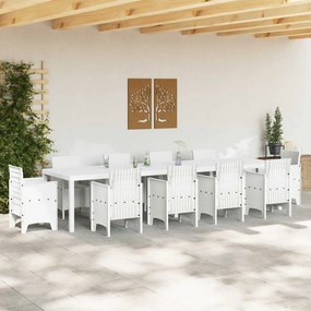 Zahradní stůl Bílá 350 x 100 x 74 cm polyratan 3378526