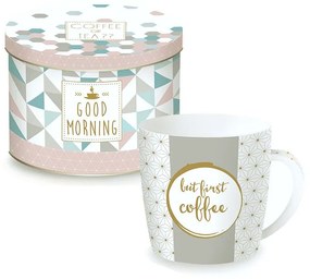 Easy Life Porcelánový hrnek But first coffee-350ml