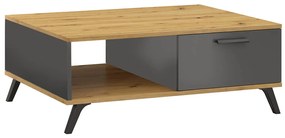 Obývací sestava RALF C Grafit + dub artisan