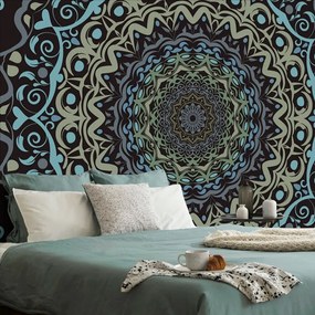 Tapeta abstraktní Mandala ve vintage stylu - 150x100 cm