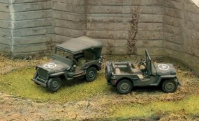 Plastikový model fast assembly military 7506 - 1/4 ton 4x4 truck