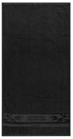 4Home Ručník Bamboo Premium černá, 50 x 100 cm