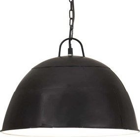 Industriální závěsné svítidlo 25 W černé kulaté 41 cm E27 320543