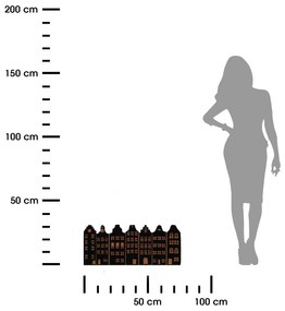 Venkovní rohožka Town, 75x30 cm