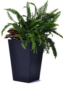 Květináč RATTAN PLANTER Keter 53x53x73 cm