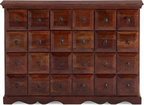 furniture-nabytek.cz - Komoda Tahoma akácie 24 šuplíku