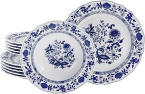 XXXLutz JÍDELNÍ SOUPRAVA Flora Zwiebelmuster 12dílné Creatable - Online Only nádobí - 007768050003