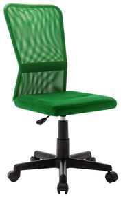 Kancelářská židle zelená 44 x 52 x 100 cm síťovina textil