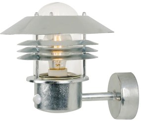 Pozinkované fasádní svítidlo Vejers Sensor pro žárovku E27  - Nordlux