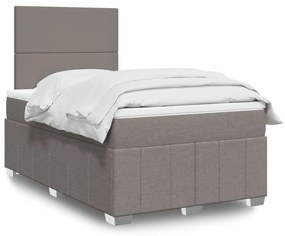Box spring postel s matrací taupe 120x190 cm textil 3293904