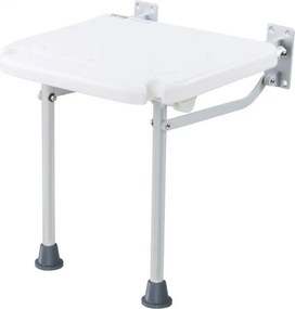 skládací sedátko do sprchy PE 39,9 × 37,6 cm nástěnná sprchová lavice 226,8 kg