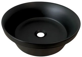 Keramické umyvadlo MADA, černá, 40 cm