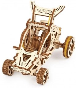 Ugears 3D dřevěné mechanické puzzle Mini bugina