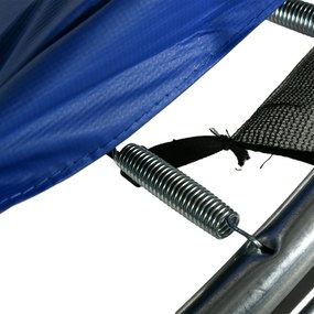 SPORTNOW Outdoor Dětský Trampolína, Průměr 180 cm, Zahradní Trampolína pro Děti se Zabezpečovací Sítí, Polstrované Tyče a Žebříkem, pro Děti, Teenage…
