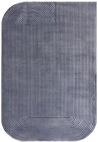 Tribeca Design Kusový koberec Zoom Shape Black Navy Rozměry: 200x290 cm