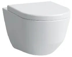 Laufen Pro - Závěsné WC Compact, 490x360 mm, Rimless, s LCC, bílá H8209654000001