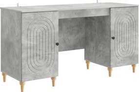 Stůl Betonově šedá 142,5 x 50 x 75 cm Kompozitní dřevo 3414579