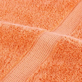 Premium ručníky SOLUND 10 ks oranžové 100x200 cm 600 g/m² 137391