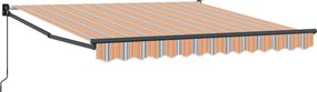 Stahovací markýza Vícebarevný 350 x 250 cm 3330295
