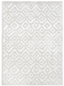 koberec SANTO SISAL 58381 diamanty, cikcak béžový velikost 160x220 cm | krásné koberce cz