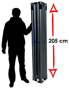 Nůžkový párty stan RedX® PROFI EXTREME COMPOSITE 4x6 m (Plně profesionální párty stan 4x6 m ve verzi s pevnou kompozitovou konstrukcí - dostupný v 8)