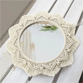 Tutumi REA, nástěnné zrcadlo Boho 50cm, 322047, HOM-03003