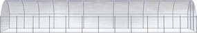 Venkovní klec pro kuřata 3 x 12 x 2 m pozinkovaná ocel 3095468