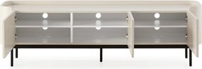 Krémový TV stolek 180x55x40 cm Willa – MOME