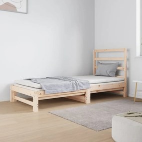 Výsuvná postel 2x (90 x 190) cm masivní borovice,  3124747 HangarStore.cz