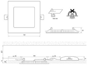 LED podhledové svítidlo McLED TORO S9 TS120-9W4000K-W-EN neutrální bílá ML-412.002.33.0