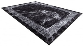 Dywany Łuszczów, Kusový koberec Miro 51278.810 Marble black / white, 80x150, černobílá, chodba / předsíň
