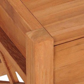 TV stolek 100 x 40 x 45 cm teakové dřevo 325266