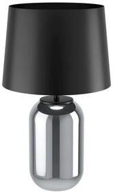 Eglo 390063 - Stolní lampa CUITE 1xE27/40W/230V černá/kouřová