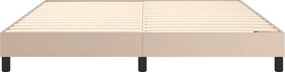 Rám postele s boxspringem cappuccino 180x200 cm umělá kůže 3120717