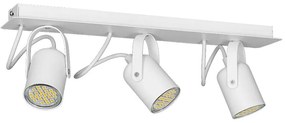 Luminex Bodové svítidlo MARK 3 3xGU10/40W bílá LU7013