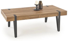 Konferenční stolek TULUZA, 120x41x55, ořech medový/černá