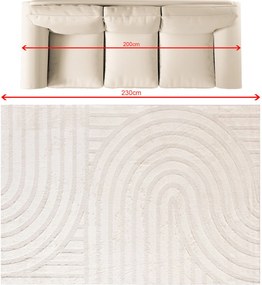 Koberec Belaro cream 160x230 cm