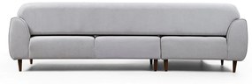 Designová sedačka Haylia 287 cm béžová - levá