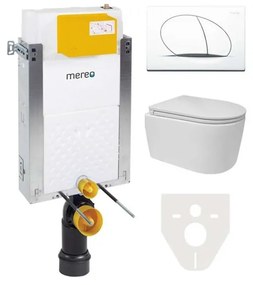Mereo, WC komplet pro zazdění s příslušenstvím MM01SETRA
