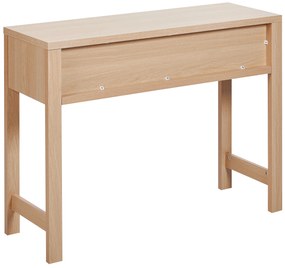 Konzolový stolek se 2 zásuvkami světlé dřevo RANDA Beliani