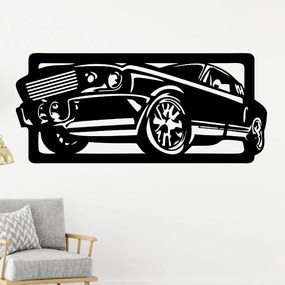 Živá Zeď Samolepka na zeď Auto Ford Mustang Barva: černá