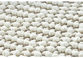 koberec NANO FJ86B Rybí kost, smyčkový, plošně tkaný bílá velikost 200x290 cm | krásné koberce cz